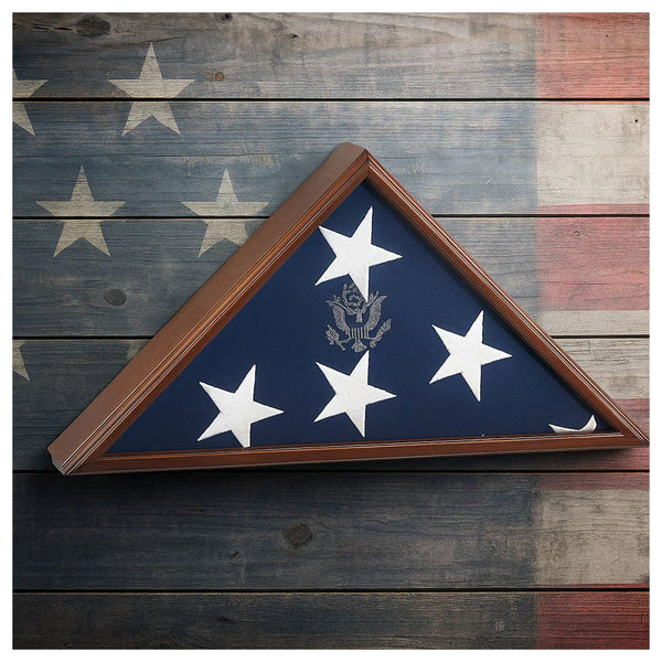 Burial Flag Display Case – The Perfect Tribute to Fit a Large Burial F ...