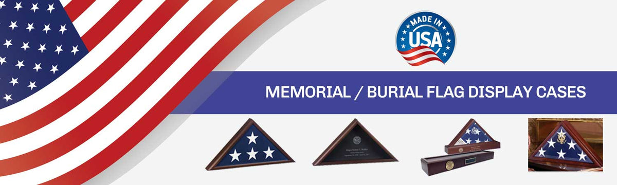 Burial Flag Display Cases, Memorial flag display frames