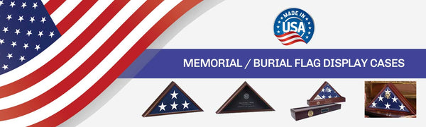 Burial Flag Display Cases, Memorial flag display frames