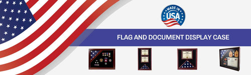 Flag and Document Display Case, Flag Display Case, Document Case