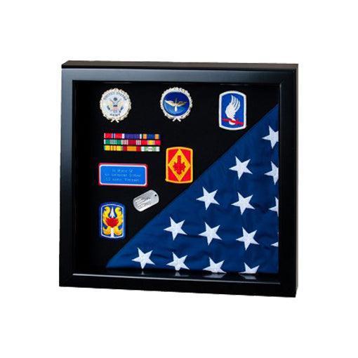 Flag Display Case showcases both the flag and military awards – Flags ...